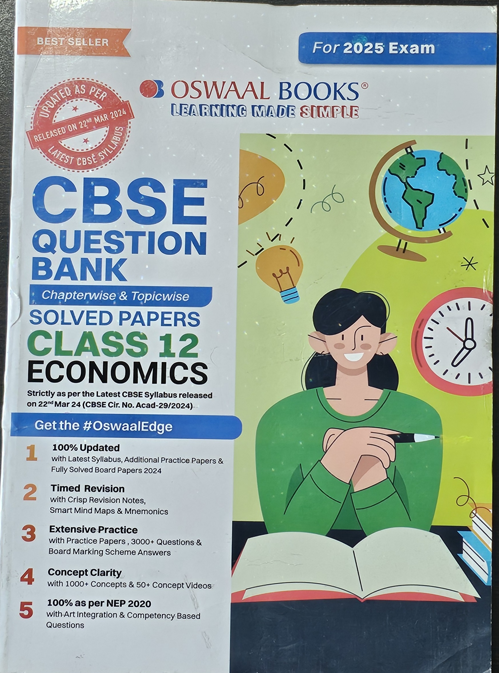 Buy Oswaal CBSE Question Bank Class 12 Economics | BookFlow