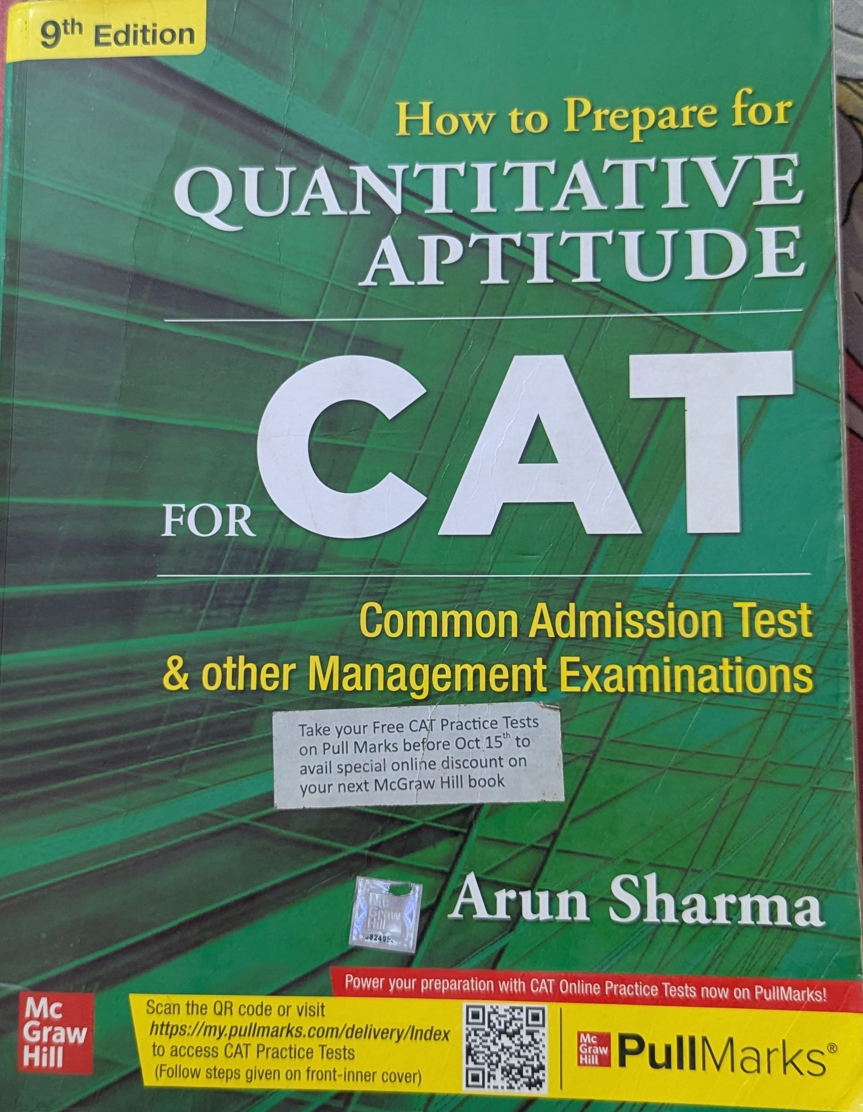 Buy Quantitative Aptitude For CAT By Arun Sharma 9th E | BookFlow