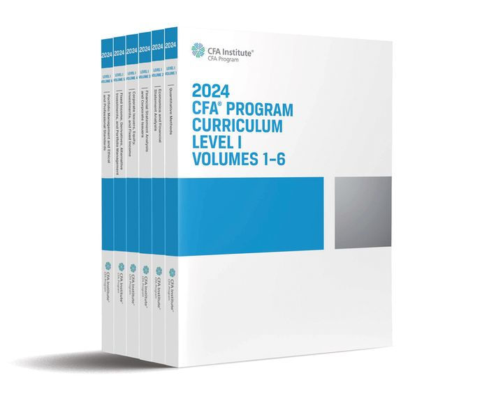 Buy CFA Level 1 2024 CFA Institute | BookFlow