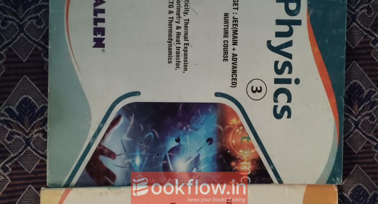 Buy Allen Modules 11th IIT JEE Mains Plus Advance | BookFlow