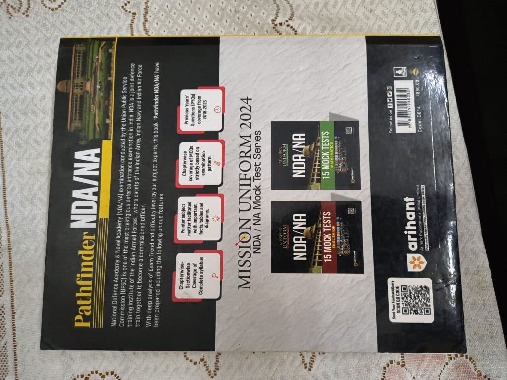 Buy Arihant Pathfinder NDA/NA 2024 Edition | BookFlow