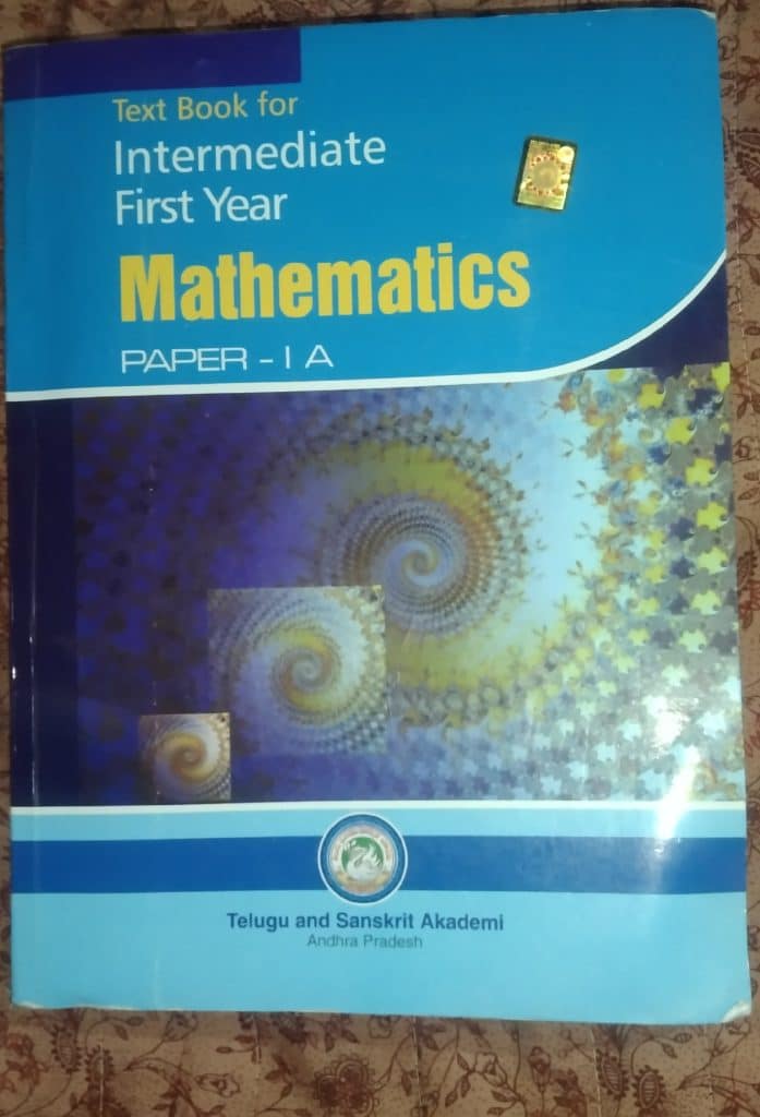 Buy Intermediate 1st Year Textbook-Mathematics Part 1 | BookFlow