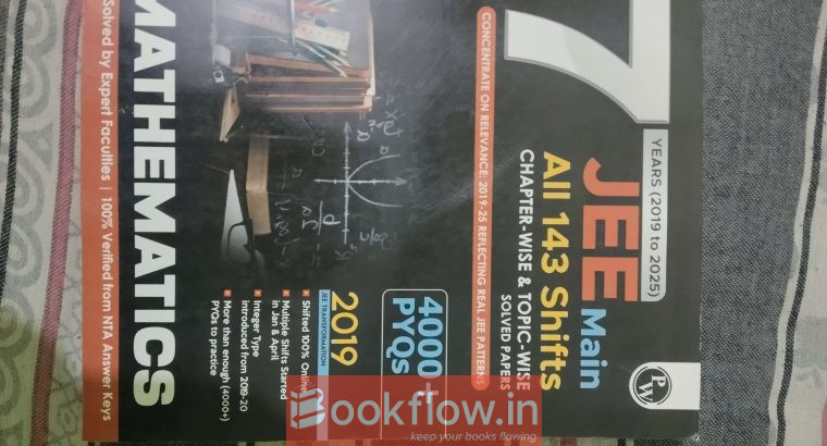 Buy PW JEE Main 6 Years (2019-2024) PYQ Book SET | BookFlow